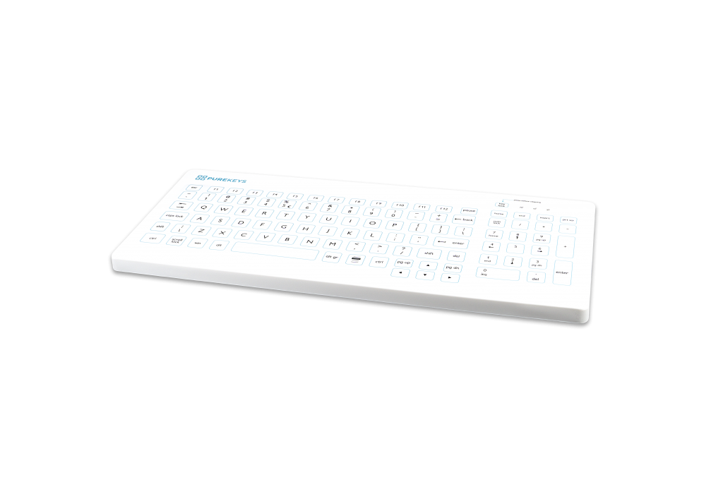 Medical keyboard compact FA - Purekeys.com