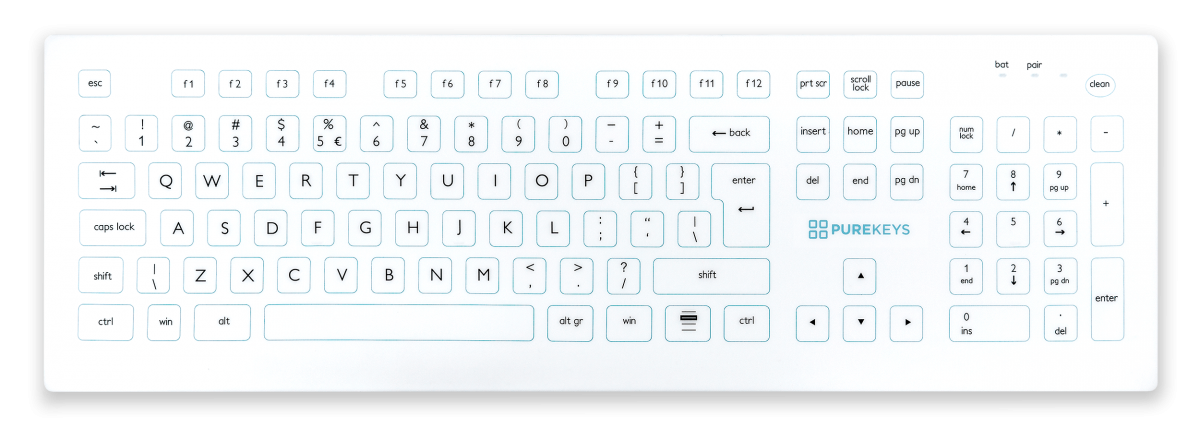 Medical keyboards and mice - Purekeys Medical Keyboards